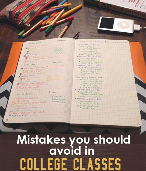Mistakes To Avoid In College Classes Society19